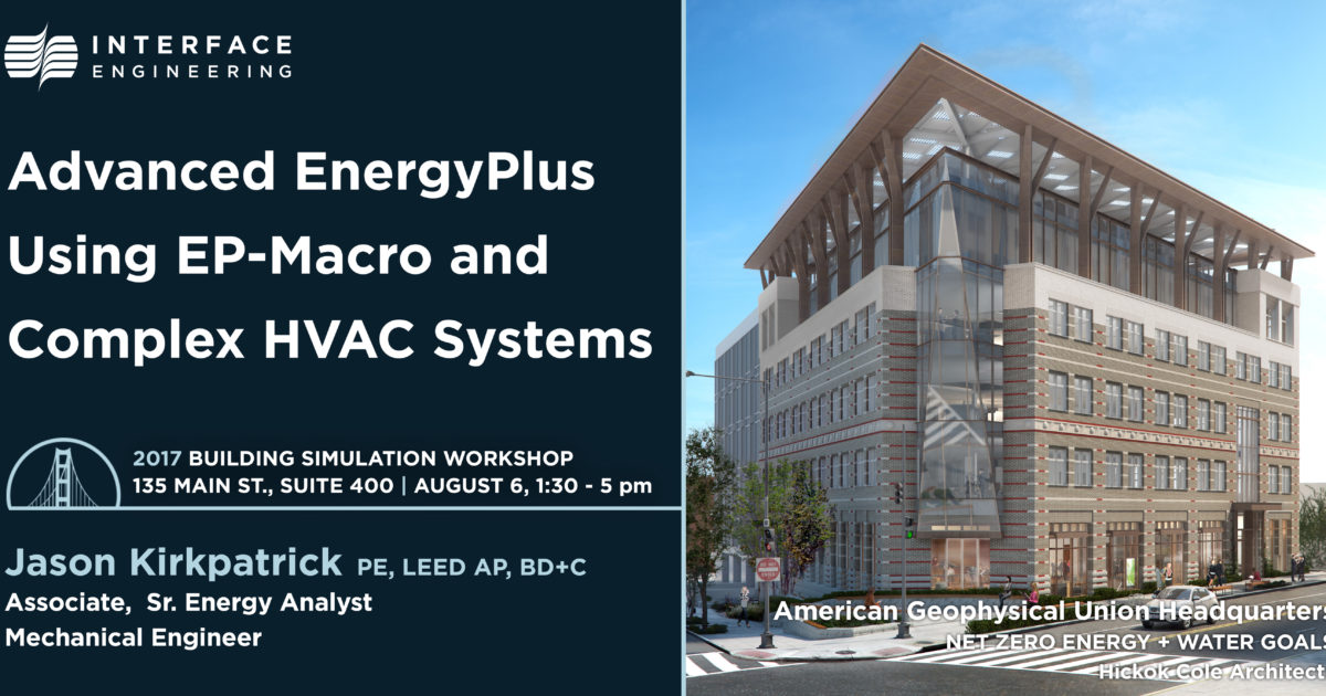 Interface Engineering | Interface Workshop at Building Simulation 2017