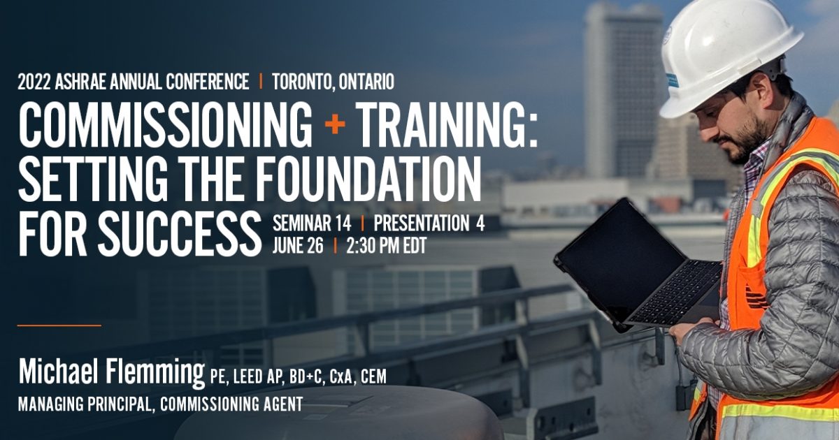 Interface Engineering | Michael Flemming presents at ASHRAE 2022…