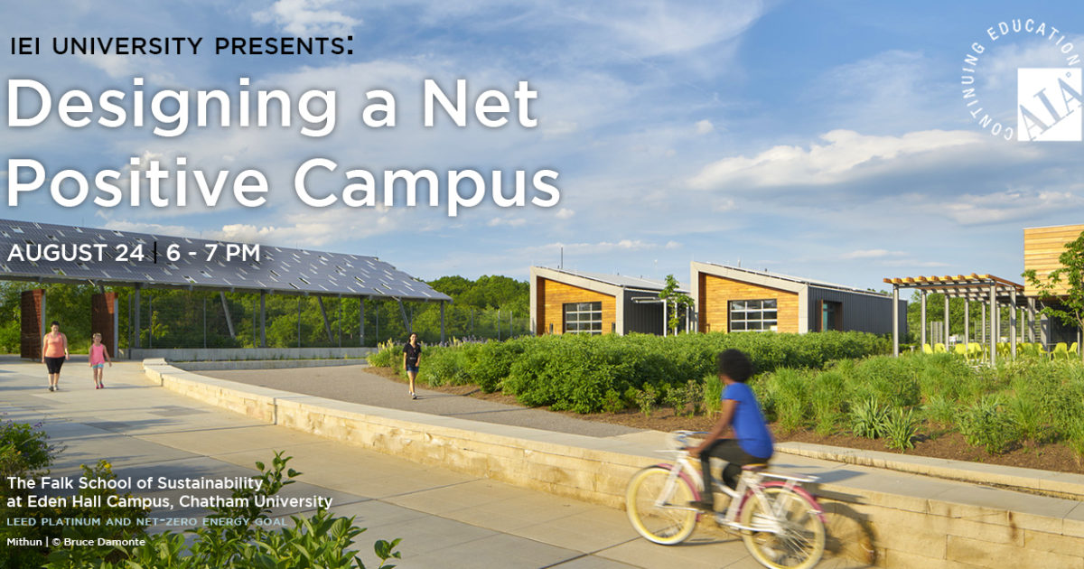 Interface Engineering | IEI University: Designing a Net Positive…