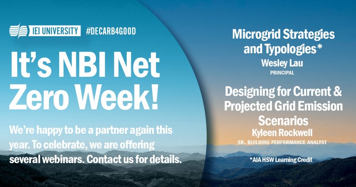 Interface Engineering | Net Zero Buildings Week